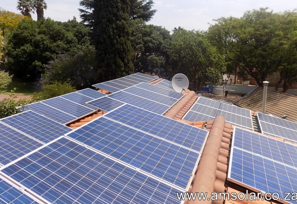 AM Solar - Projects: Large Solar Battery System for Home in Bedfordview