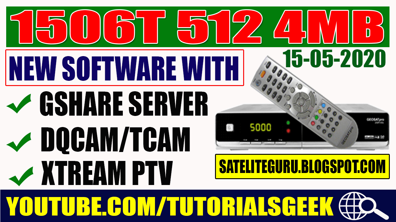 1506T NEW SOFTWARE WITH G-SHARE PLUS & XTREAM IPTV OPTIONS - Sat Guru