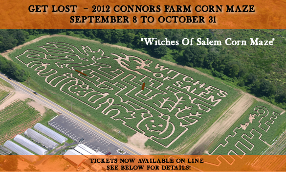 Salem Haunted Happenings: Connors Farm Corn Maze is now open!