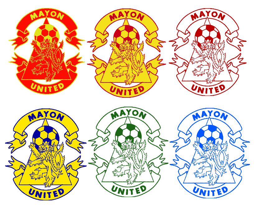 Mayon United F.C.: Logo Study for Mayon United F.C.