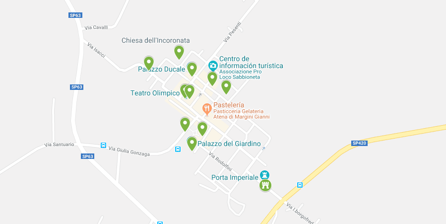 A Saber Viajando: Sabbioneta. Pueblo amurallado