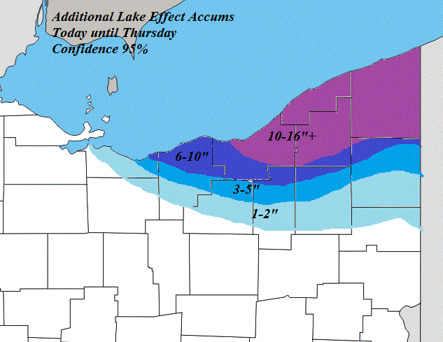 Northeast Ohio Weather: Additional accumulations through Thursday ...