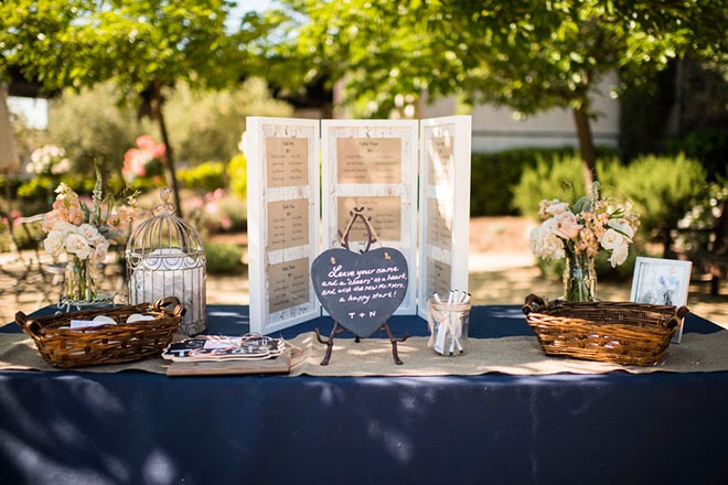 Navy + Neutrals Rustic Winery Wedding with DIY Details - Belle The Magazine