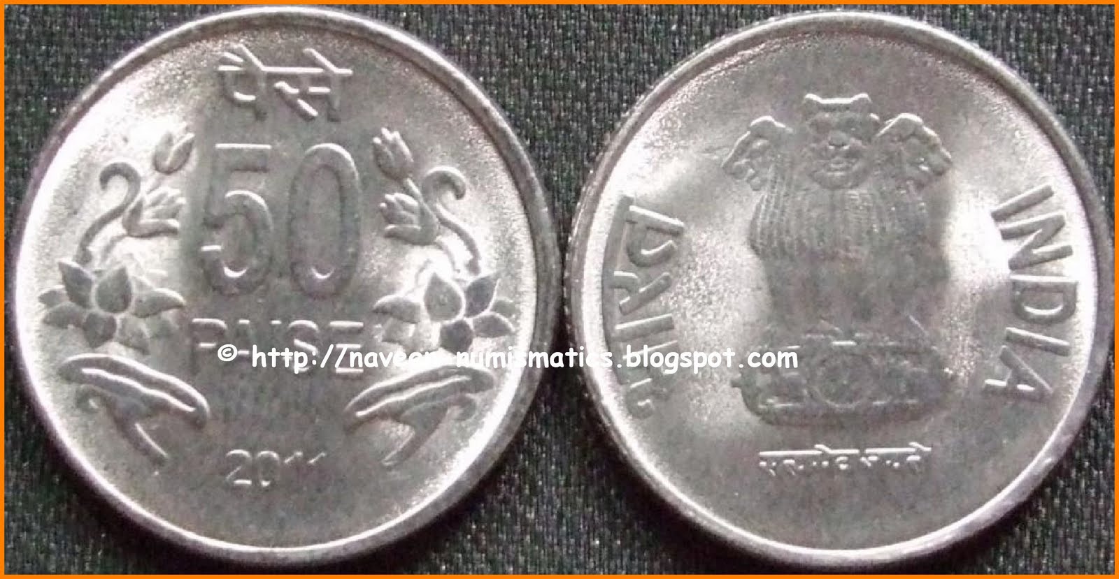 Republic India coin collection: 50 Paise