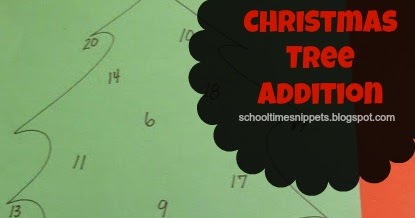 Simple Christmas Math: Add & Decorate the Tree! | School Time Snippets