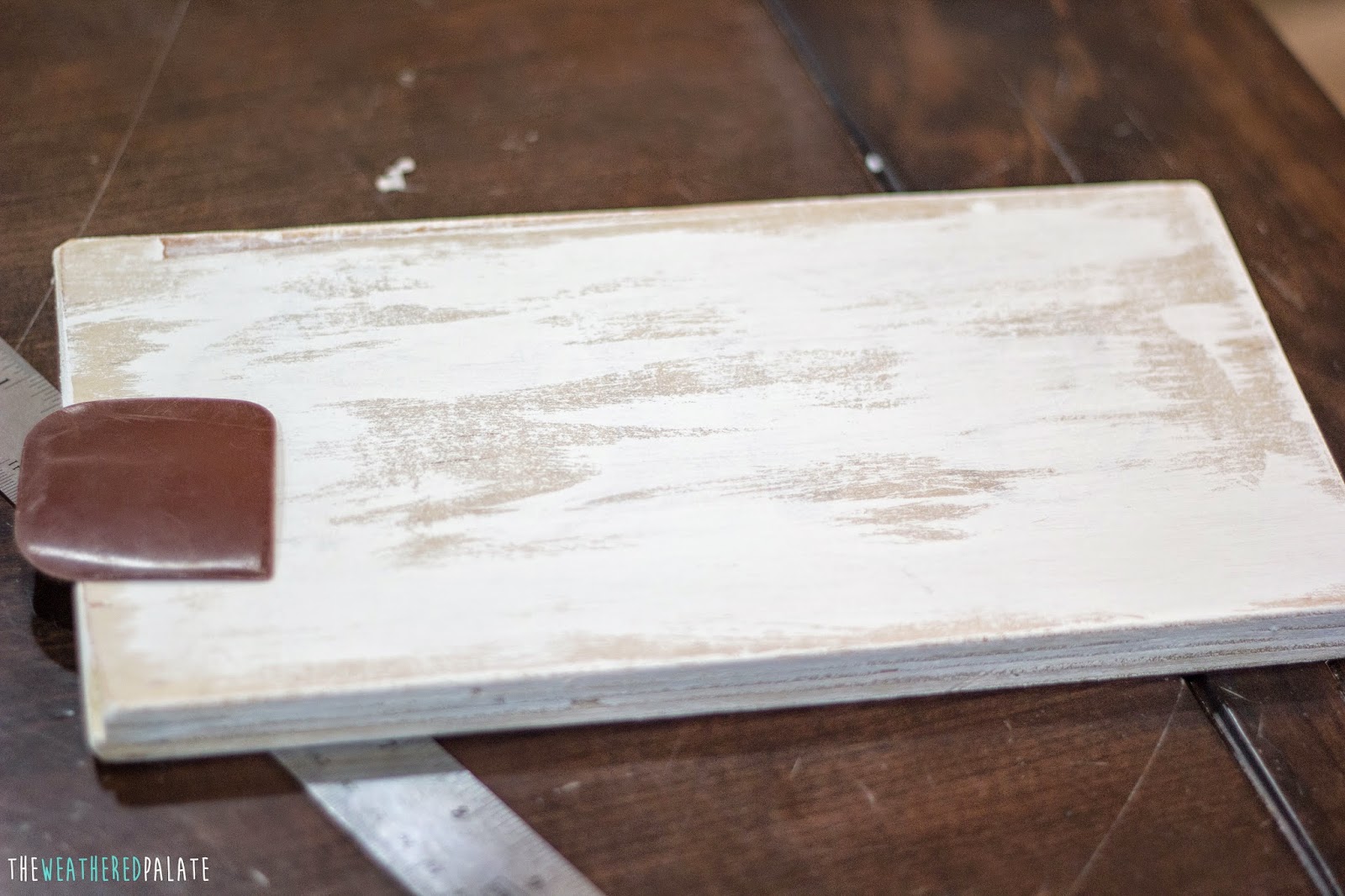 DIY Wood Transfer Sign | The Weathered Palate