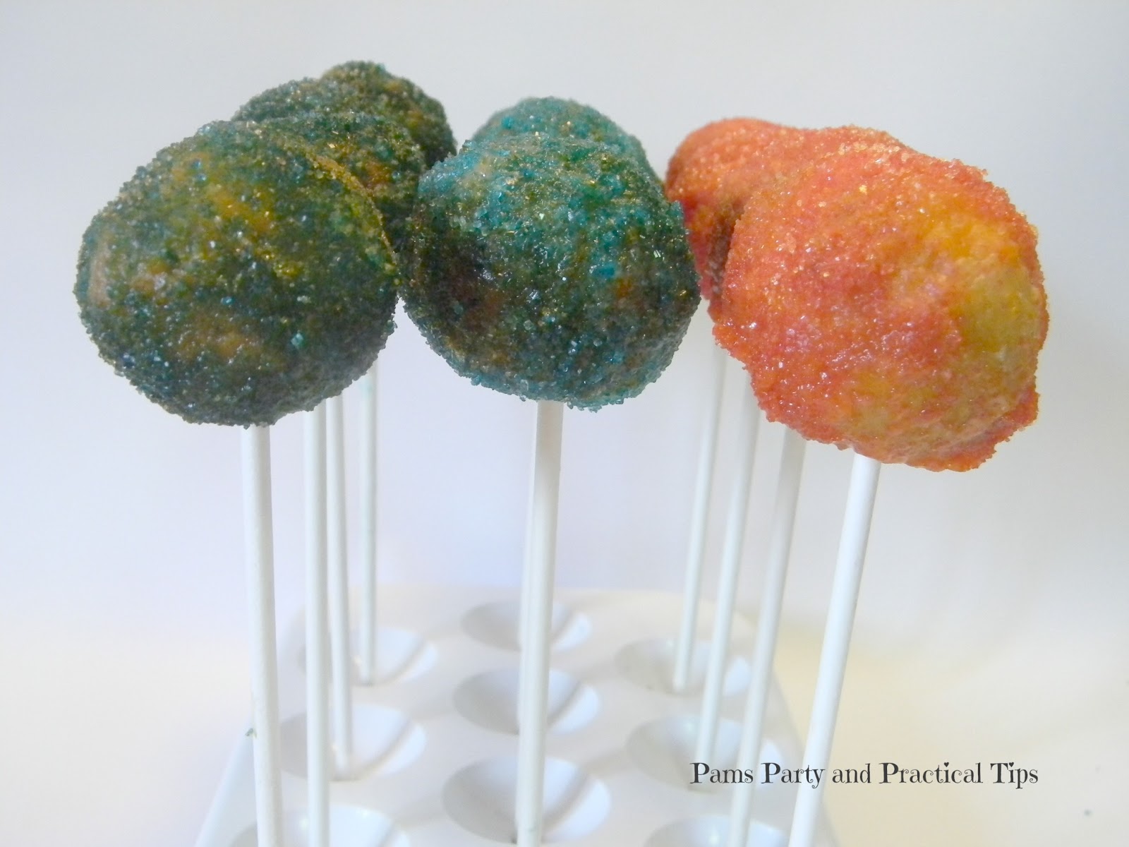 Pams Party & Practical Tips: Doughnut Pops for Dad