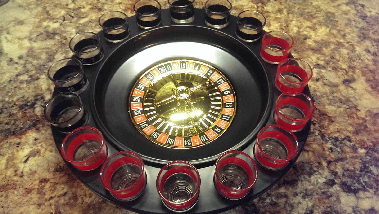 Not Just Another Southern Gal: 16 Glass Roulette Drinking Game by Bo Toys