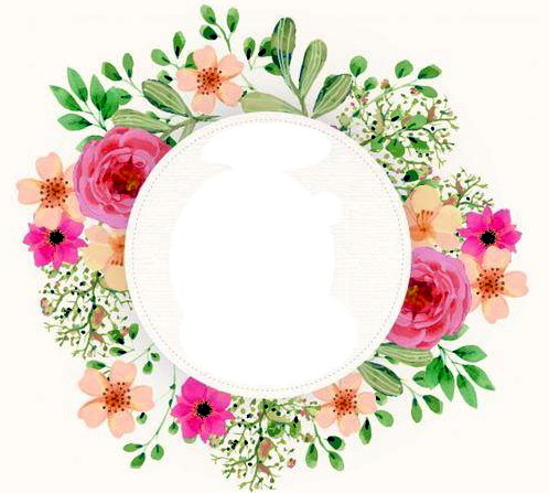 Imprimolandia: Etiquetas con flores para imprimir redondas