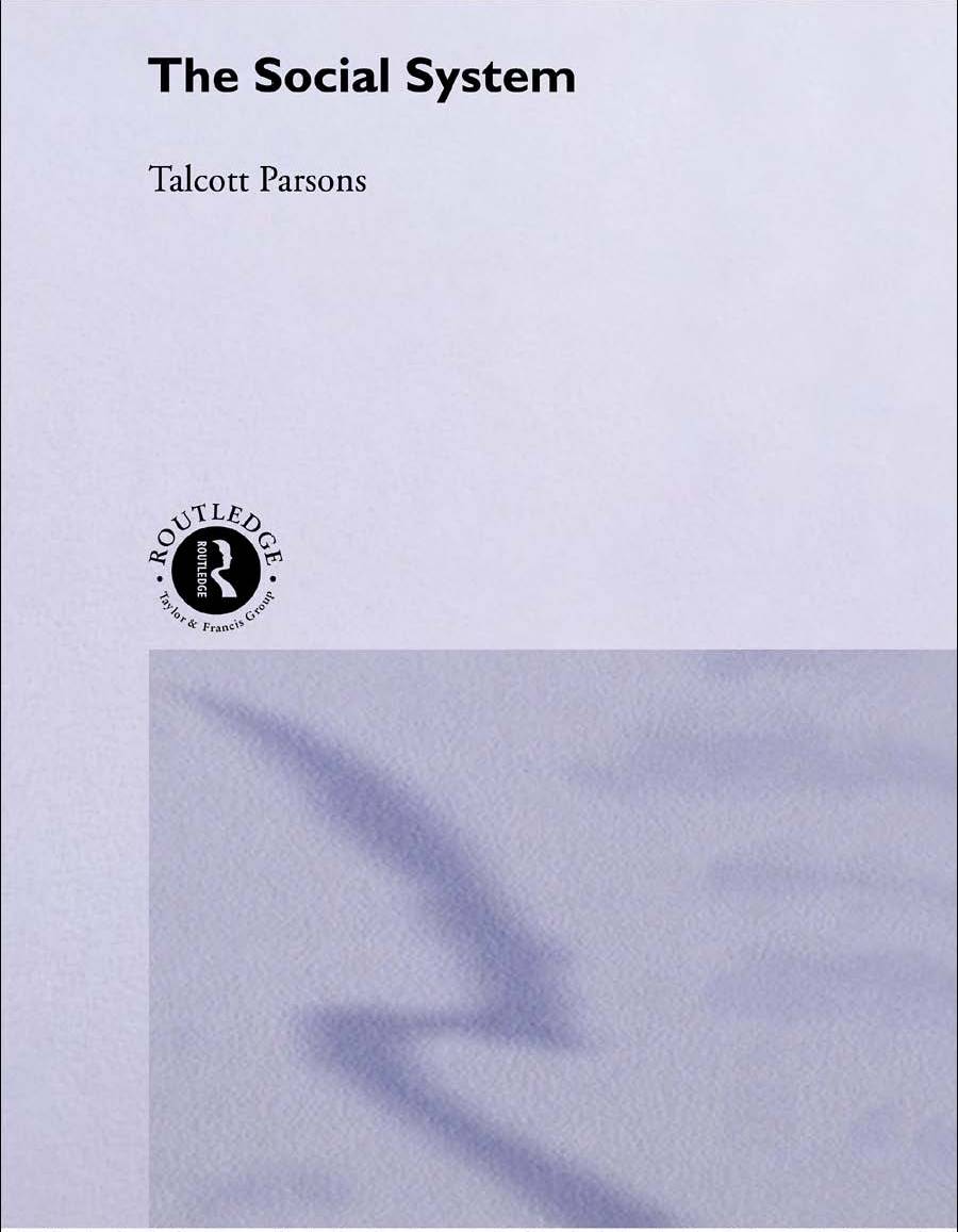 Jual Buku The Social System (Talcott Parsons) - Toko Buku Import