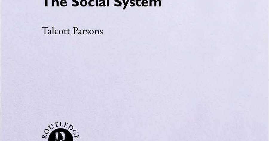 Jual Buku The Social System (Talcott Parsons) - Toko Buku Import