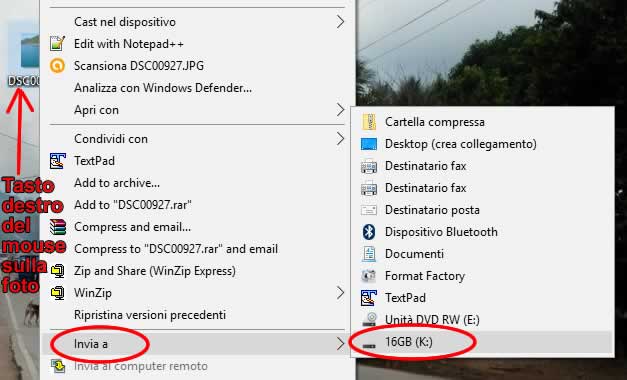 Come copiare una foto su una chiavetta usb | Oggi è un altro post