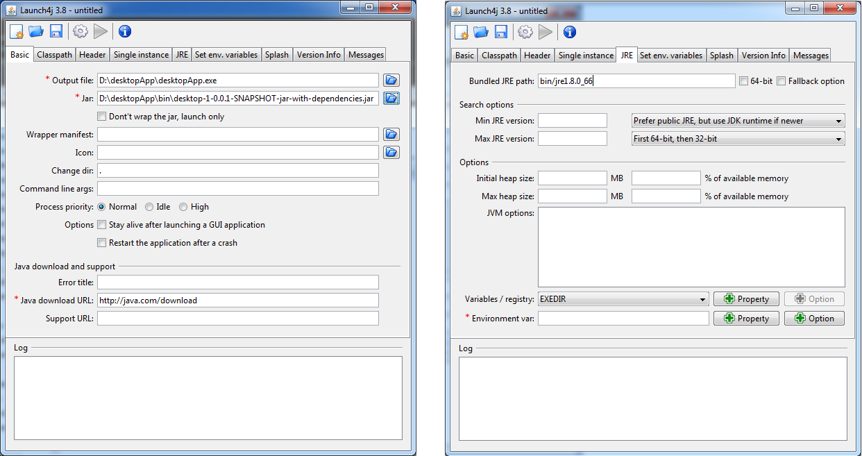 Los trabajos de Sísifo: Java - Bundle JRE inside executable file - Launch4j and Inno Setup