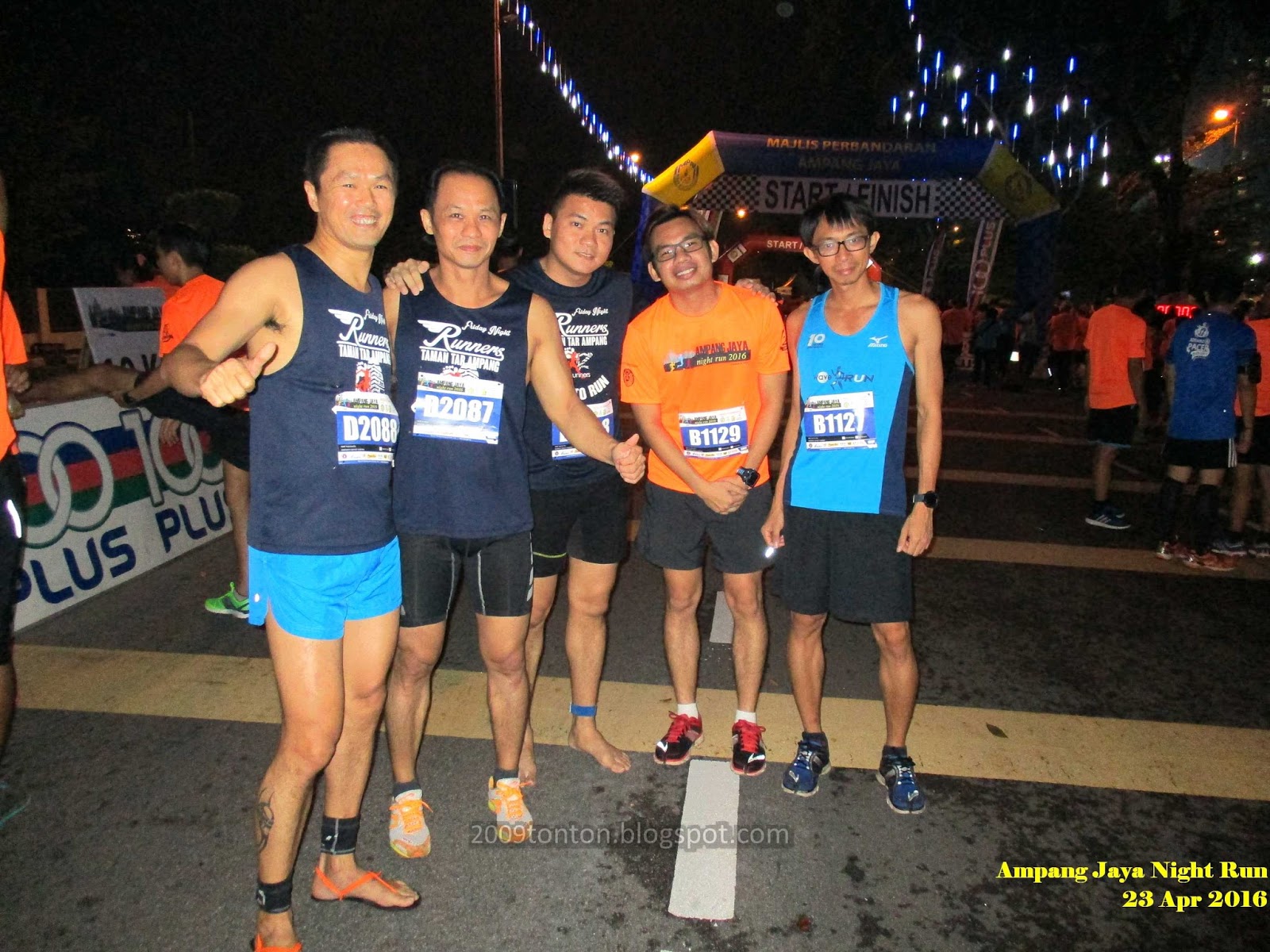 Penonton: Ampang Jaya Night Run 2016 - Top 15 Results