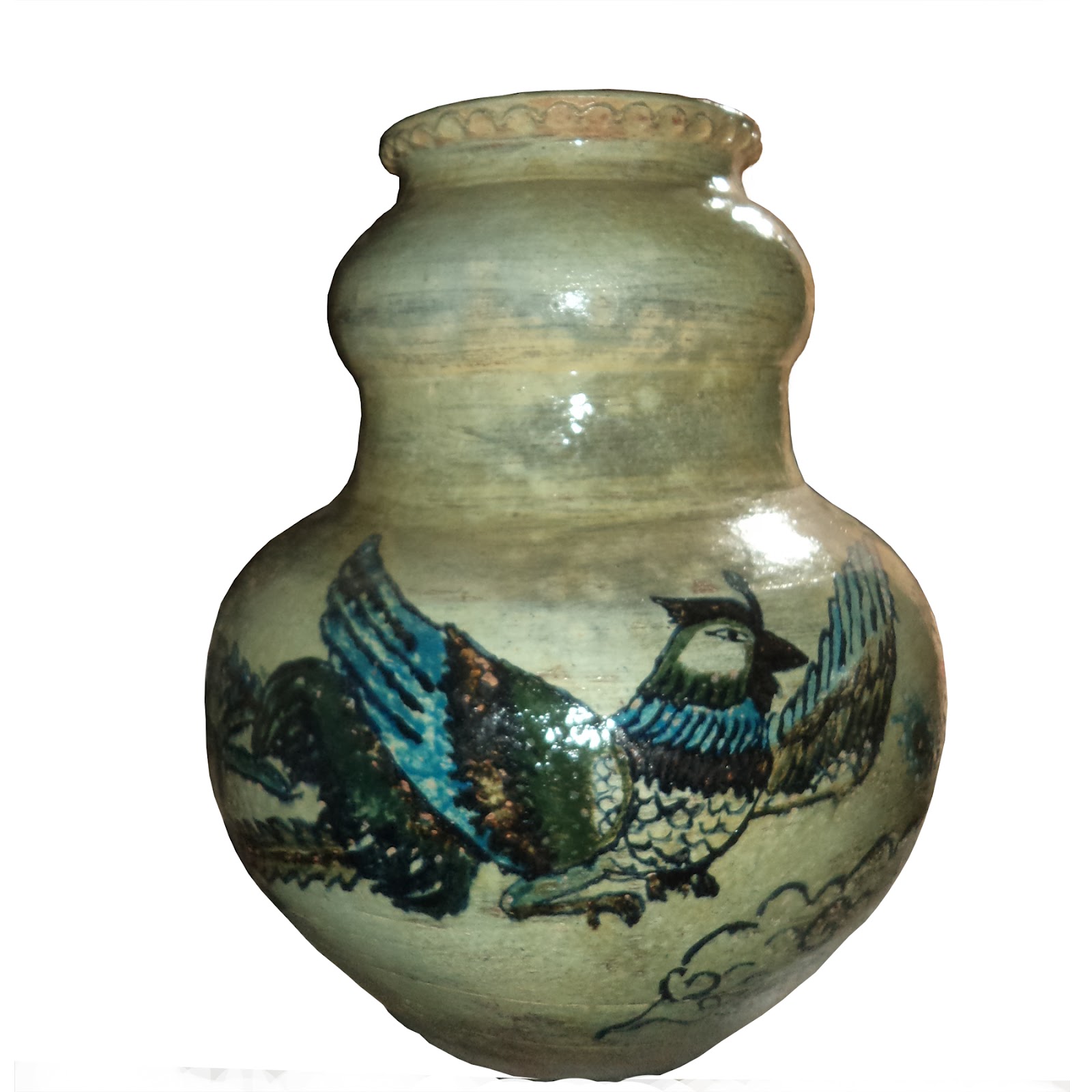 GERABAH NUSANTARA: guci motif china kuno