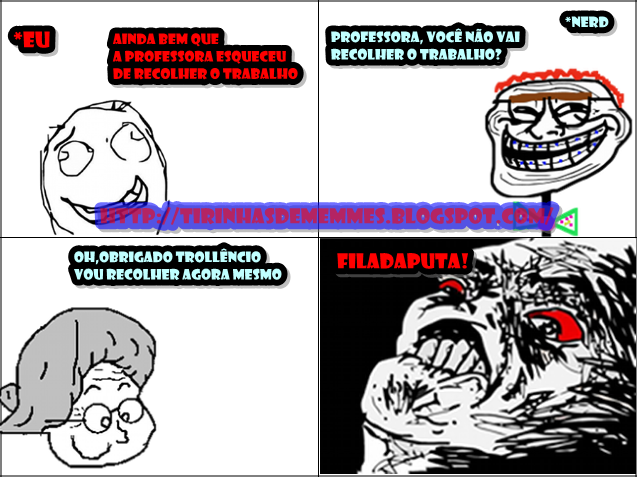 Tirinhas De Memes: Troll Nerd!