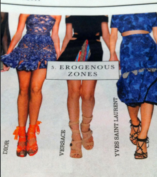 It is the New Black: Erogenous Zones?!?!