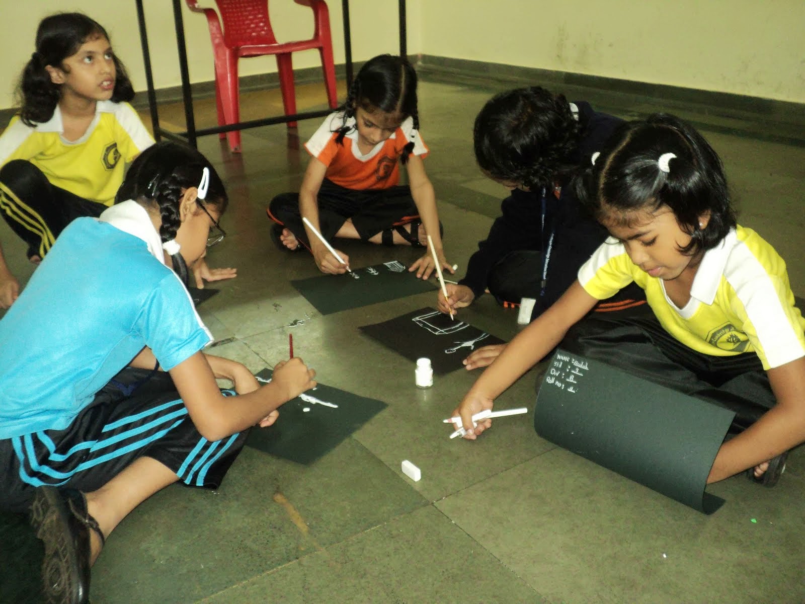 The Rustomjee Cambridge Diaries: Math Week Activity: Warli Painting ...