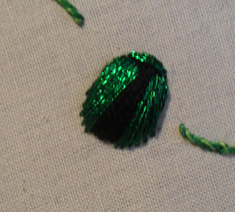 Sew in Love: Stumpwork Beetle