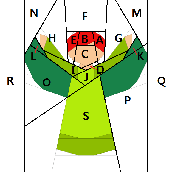 Angel block pattern | Projektownia Jednoiglec