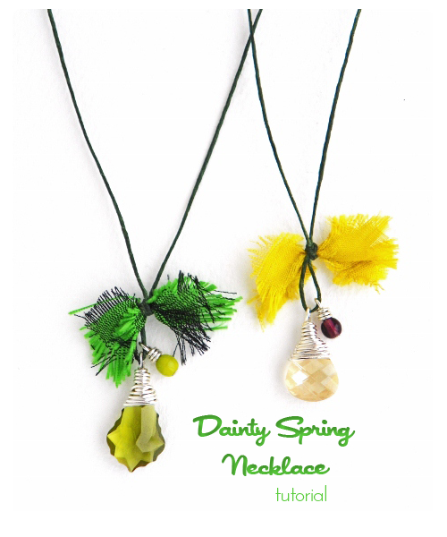 Erin Siegel Jewelry: Dainty Spring Necklace TUTORIAL