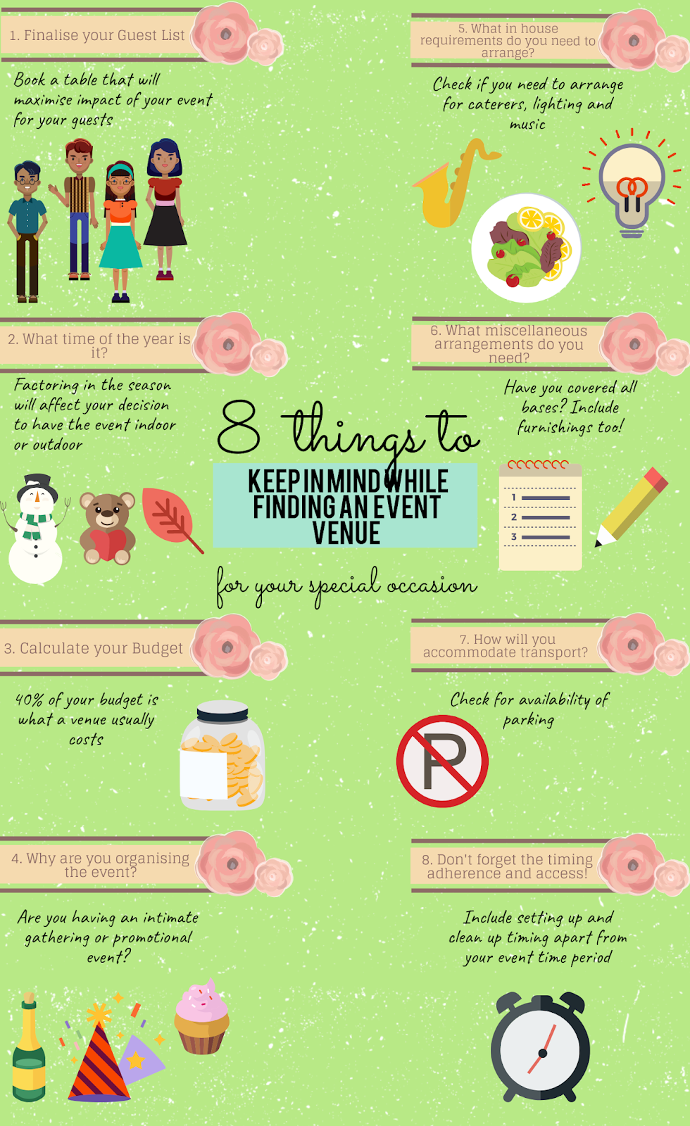 The Ultimate Checklist to Plan your Perfect Event Venue