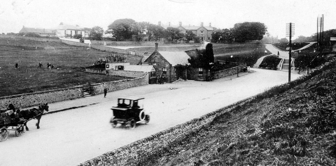 Tour Scotland: Old Photograph Toll House Arbroath Scotland