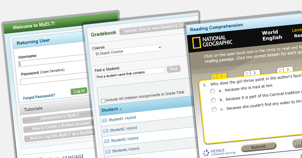 First Level C: MyELT Platform