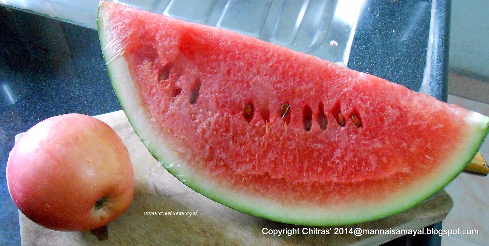 kalakkalsamayal: Watermelon - Apple Juice