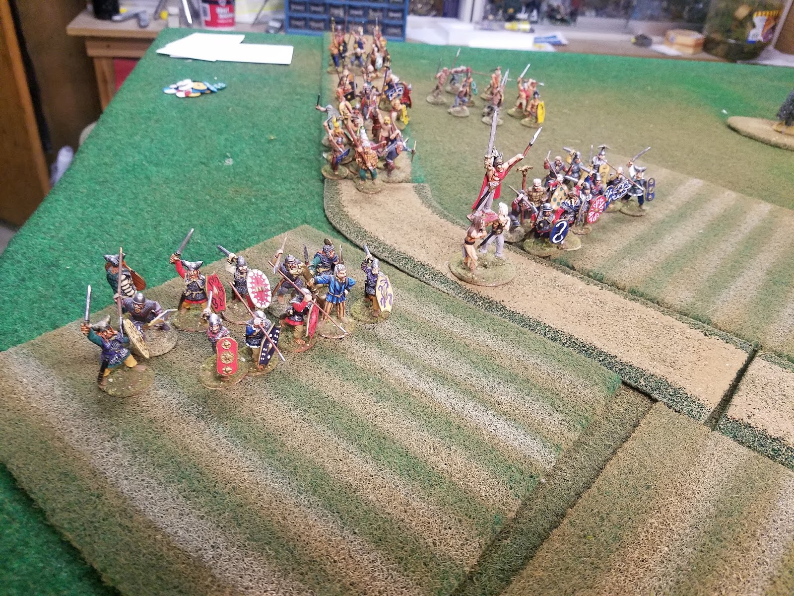Anton's Wargame Blog: None Shall Pass; a Lion Rampant game