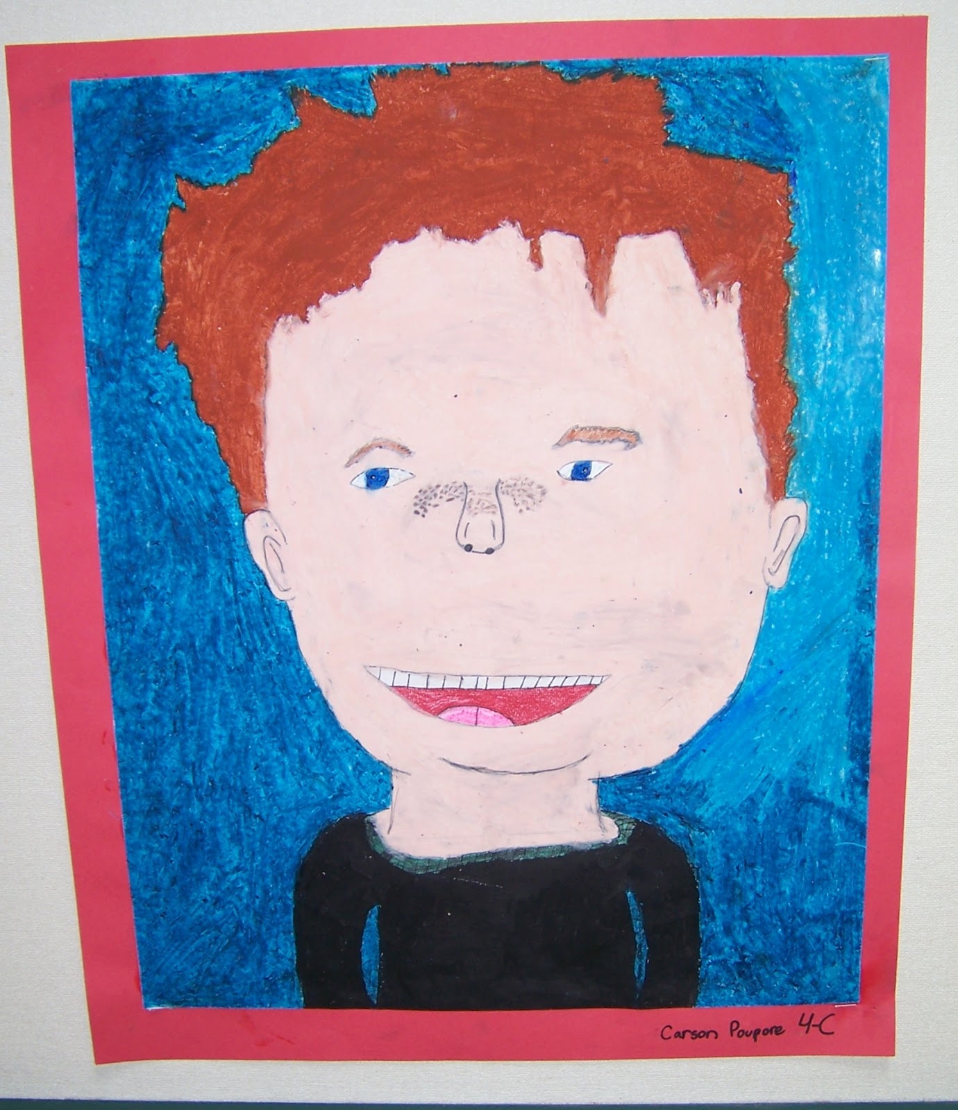 art & ideas that grow: Self Portraits -4th Grade