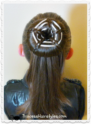 Spider Web Bun Hairstyle Tutorial | Hairstyles For Girls - Princess ...