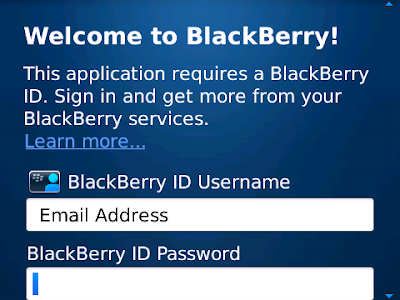 Cara Daftar BlackBerry ID untuk Login BBM for Android dan iOS - Contoh ...