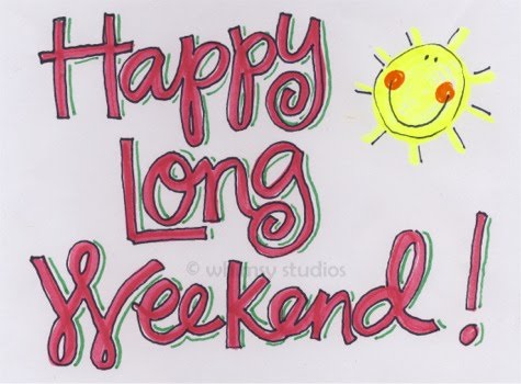 I love English :): Have a LOVELY LAZY LONG weekend ;]