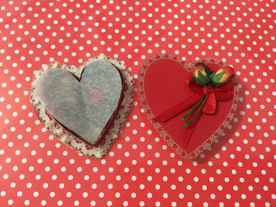 Baking In Miniature: Miniature Chocolate Roses in Vintage Candy Boxes