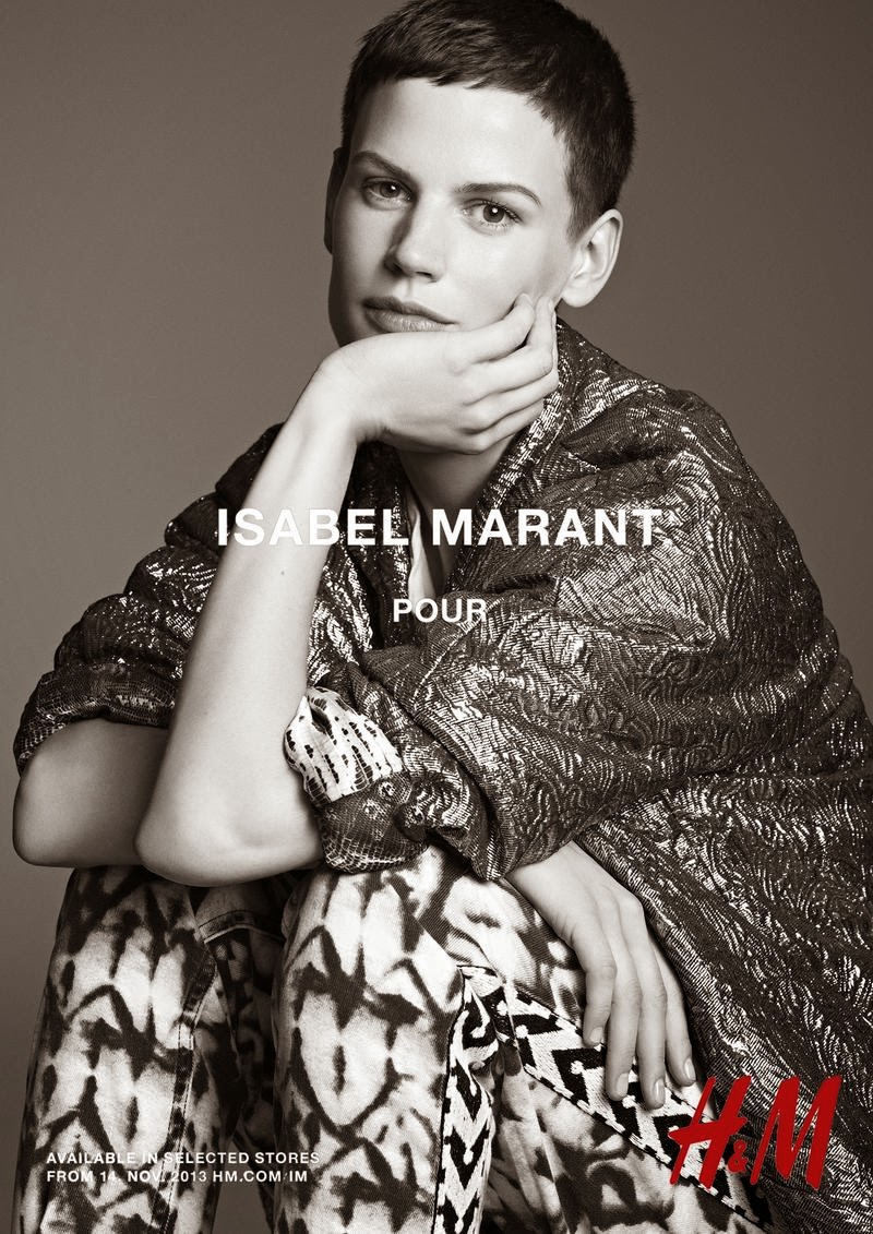 Isabel Marant for H&M 2013 Campaign featuring Daria Werbowy, Malgosia ...