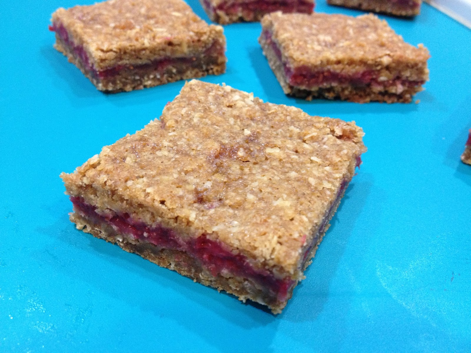 The Nerdy Chef: Raspberry Breakfast Bars