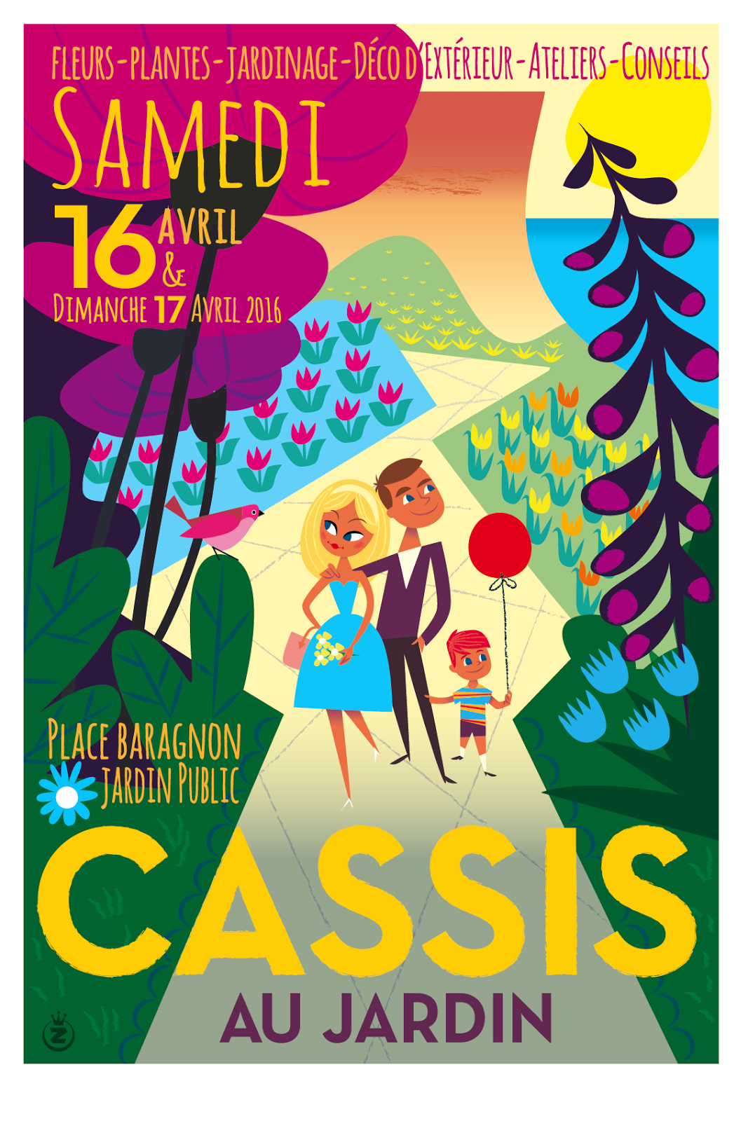 Richard Zielenkiewicz Cassis Au Jardin Avril 2016