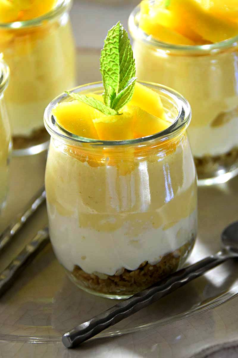 Vasitos de crema de mango con requesón Cook Expert — Chez Silvia