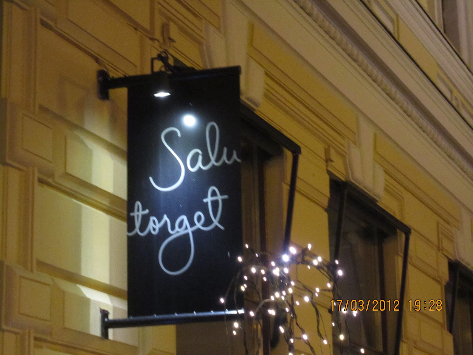 Hyvää ruokahalua: Ravintola Salutorget