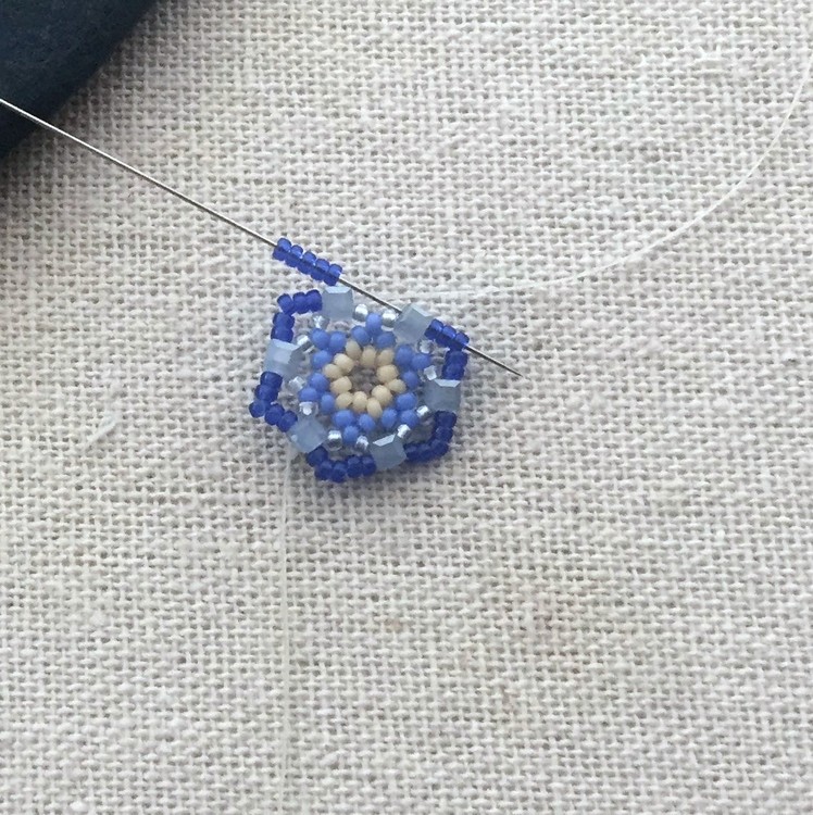 Lisa Yang Jewelry : Fancy Beaded Mandala Pendant with Circular Netting ...