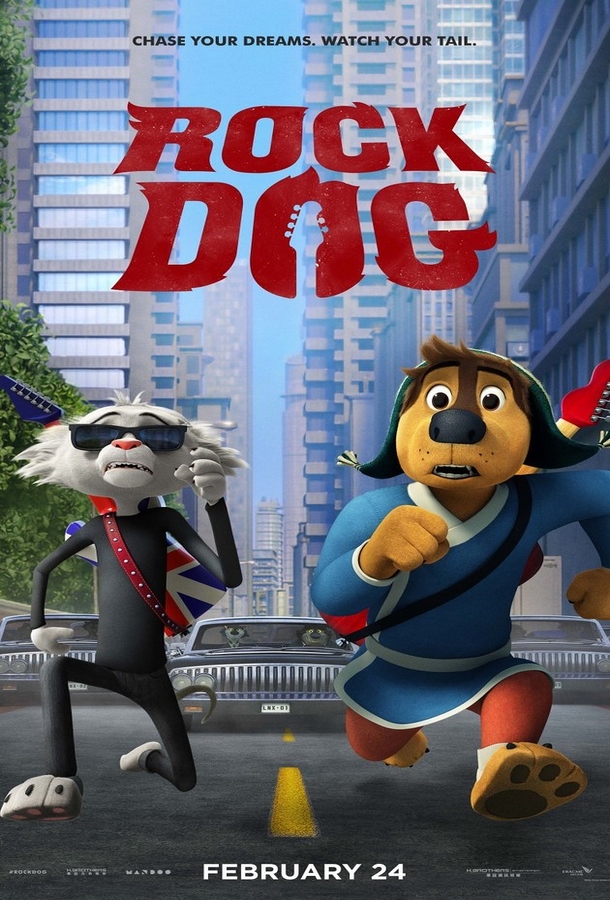 Trilha sonora: Rock Dog - No Faro do Sucesso, por Rolfe Kent