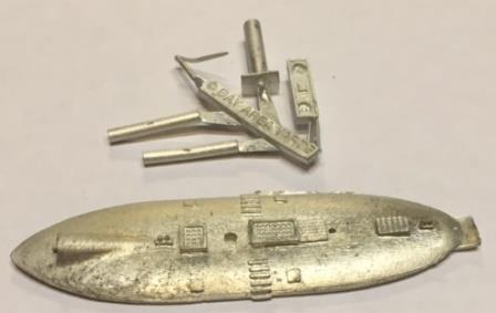 Skill Level 0: Assembling the CSS Manassas - 1/600 model from Bay Area ...