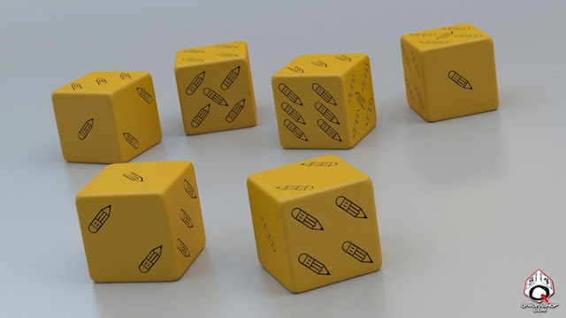 Tenkar's Tavern: Kickstarter - WHAT!? Pencil Dice