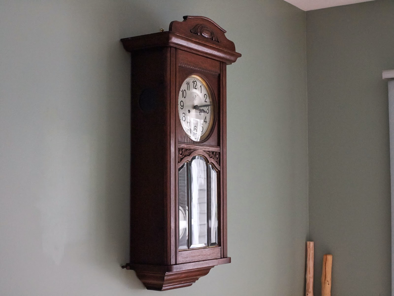 German Box Clock - U M Muller - Our New Kitchen Clock