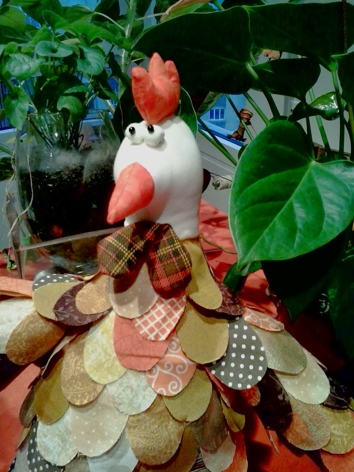 la vaca con botas: Gallina para presentación del cuento "Puagg"