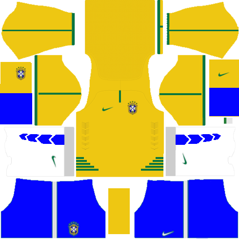 a soccer designZ: BRAZIL home and away kit 512 x 512 fts 16