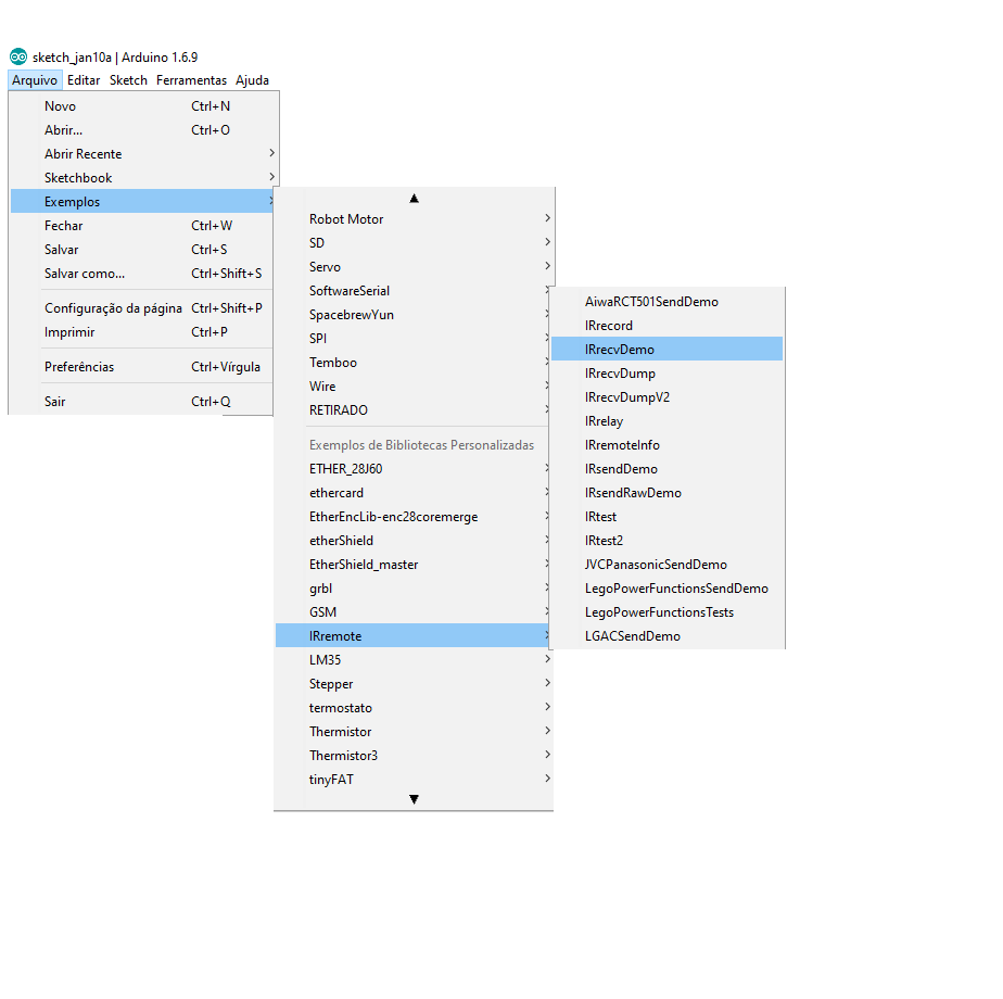 controle infravermelho e arduino - Conhecimentosalvo
