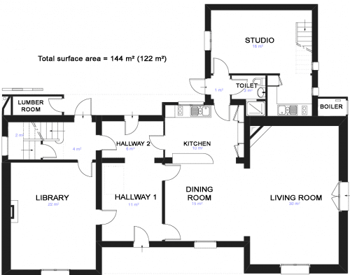 Geometry in you house: What is your Square Footprint?
