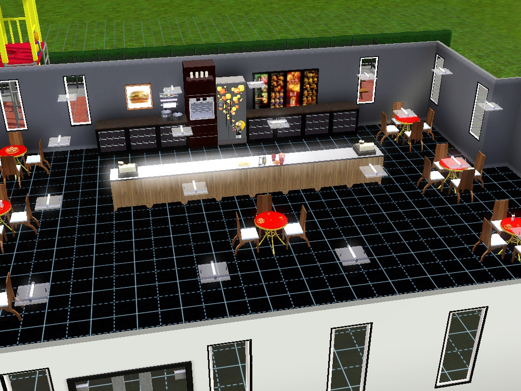 Nxthxn Sims: First Sims 3 Build - McDonalds Restaurant
